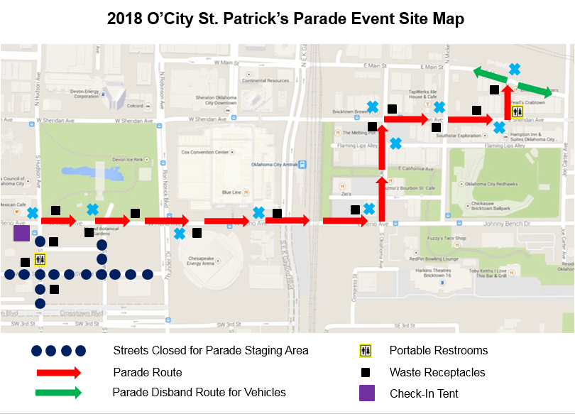 o city route – Downtown OKC